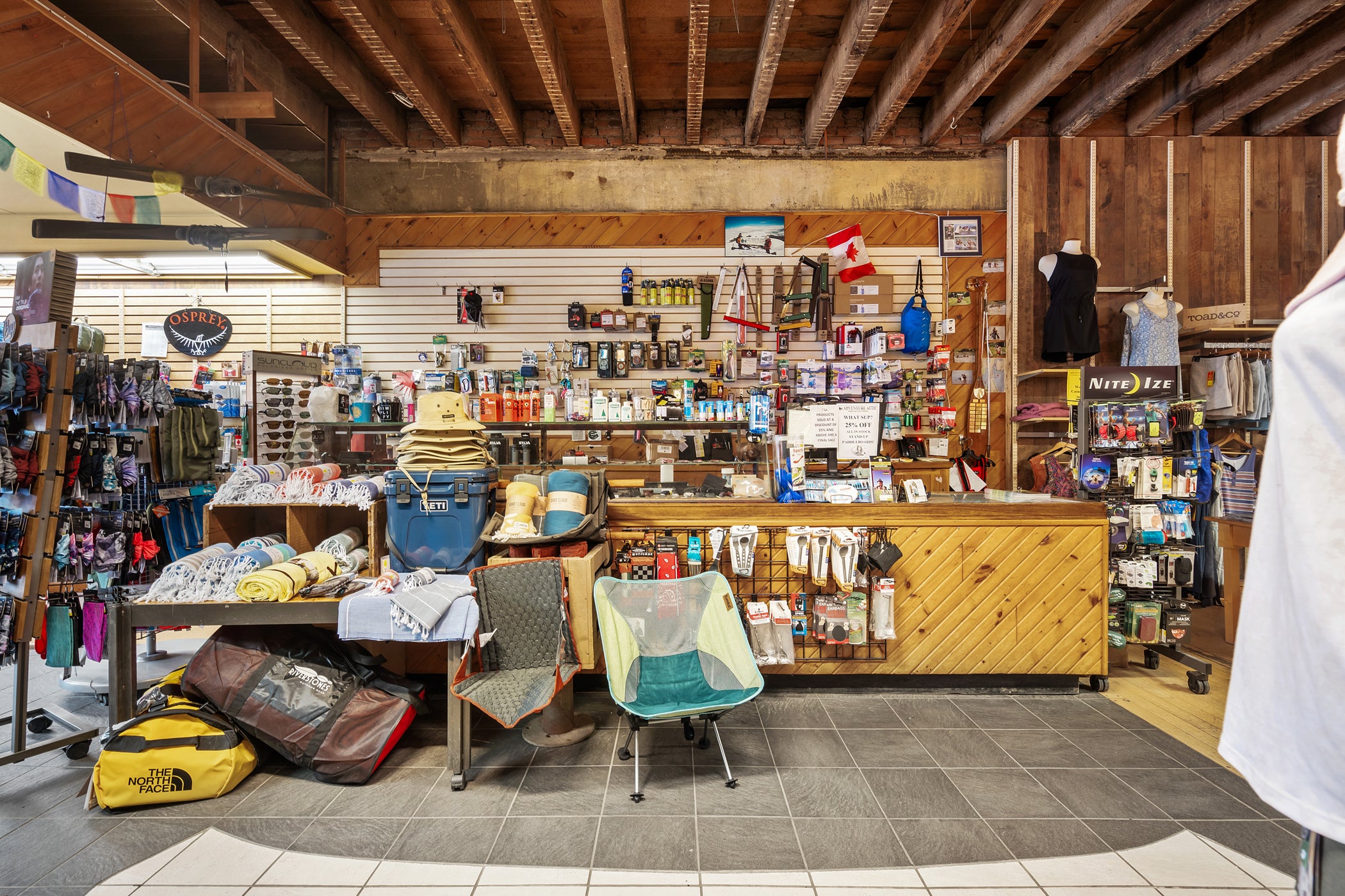 Outdoor adventure stores store